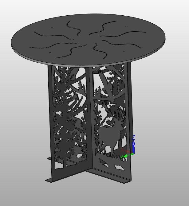 Table and Chair Dxf - Etsy