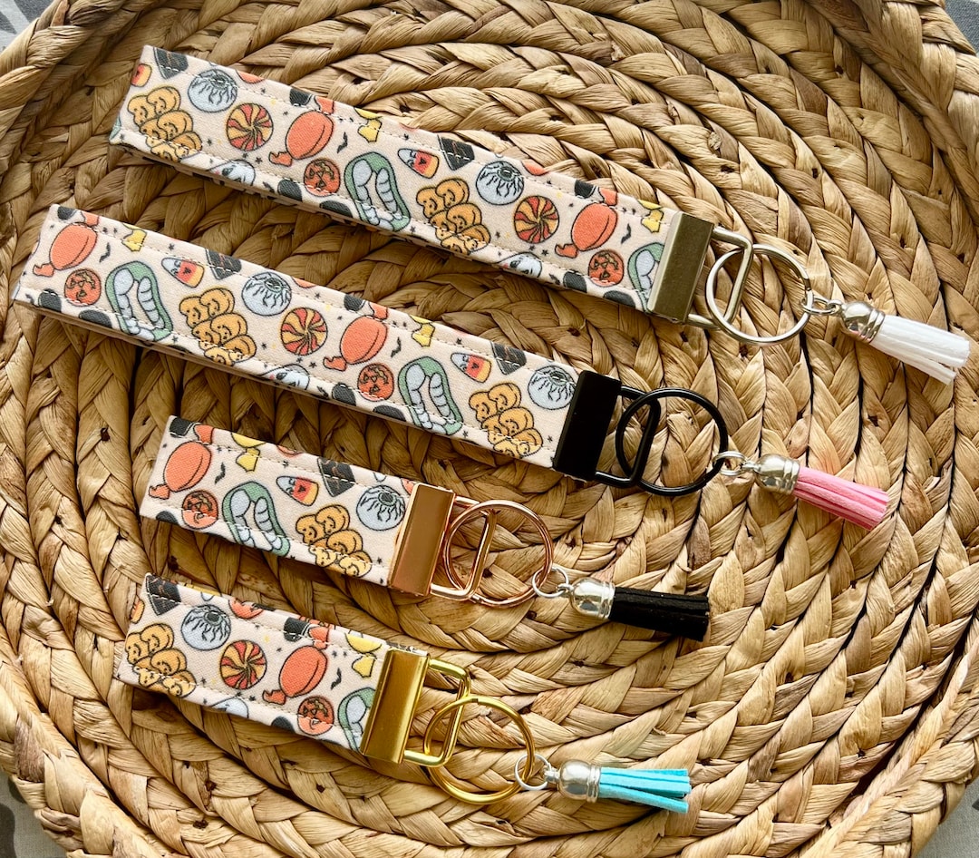 Halloween Key Fobs, Candy Wrist Lanyards, Holiday Key Chains - Etsy
