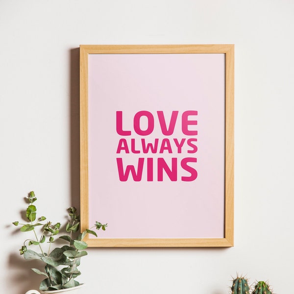 Love Always Wins - Etsy