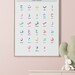 Arabic Alphabet Poster, Islamic Wall Art Kids Learning Printable ...