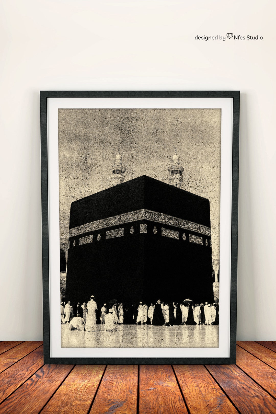 Kaaba Art, Mecca Wall Art, Digital Download, Islamic Wall Art, Arabic ...