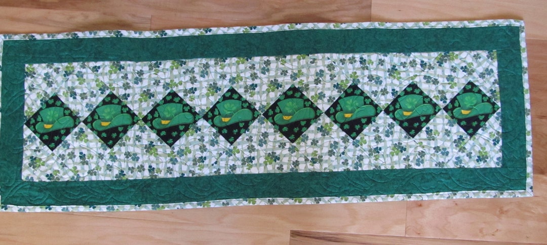 NEW Handmade Quilted Table Runners Longaberger St Patrick's Day ...