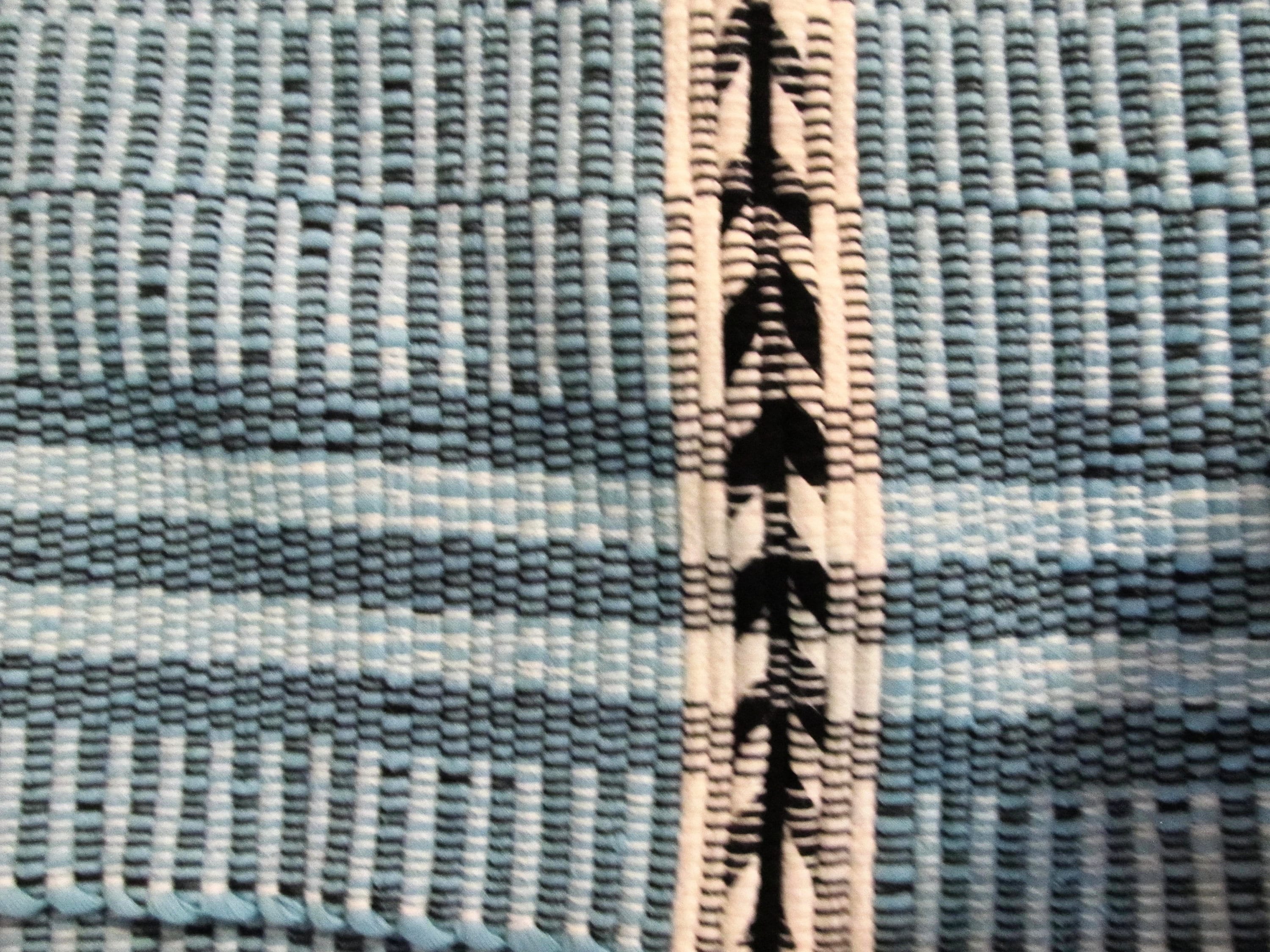 NEW Amish Hand Made Rag Rug Throw Rug Shades of Blue Black CHOICE - Etsy