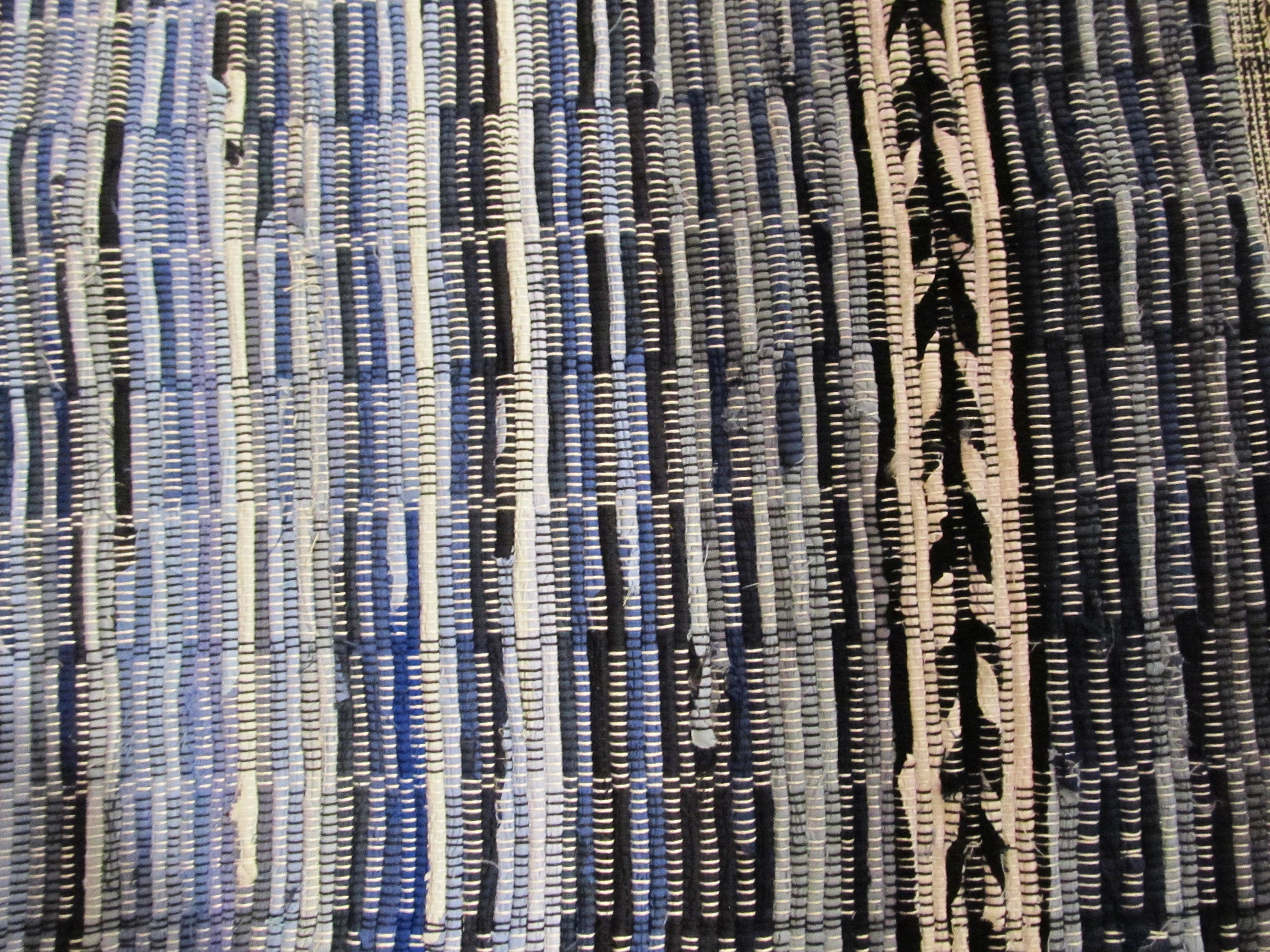 NEW Amish Hand Made Rag Rug Throw Rug Shades of Blue Black CHOICE - Etsy