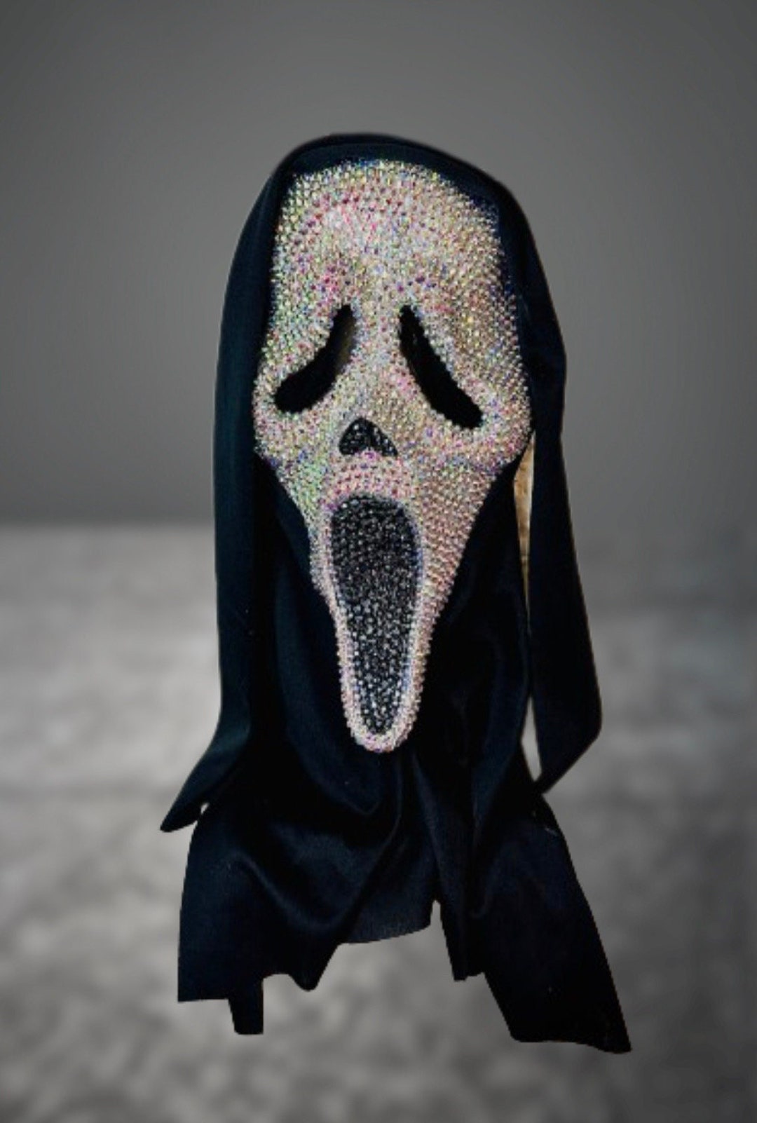 Ghost Bling Scream Mask Customizable, Bedazzled, Costume Party ...