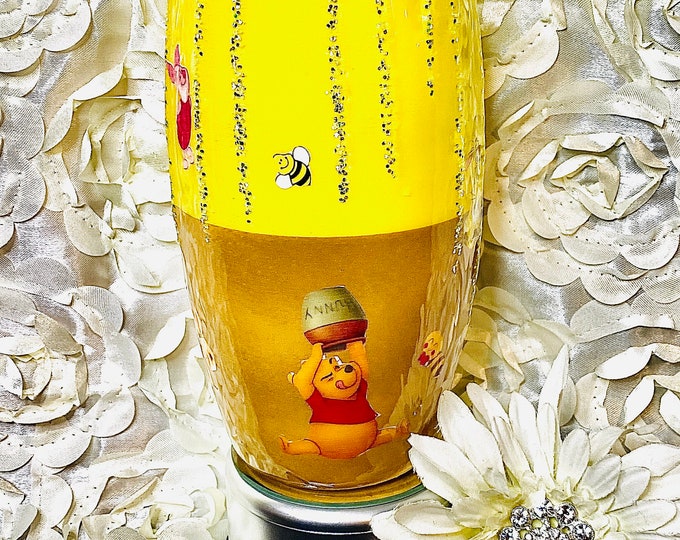 Winnie the Pooh Honey Drip Barrel Tumbler 25oz, Gift Idea, Customizable ...