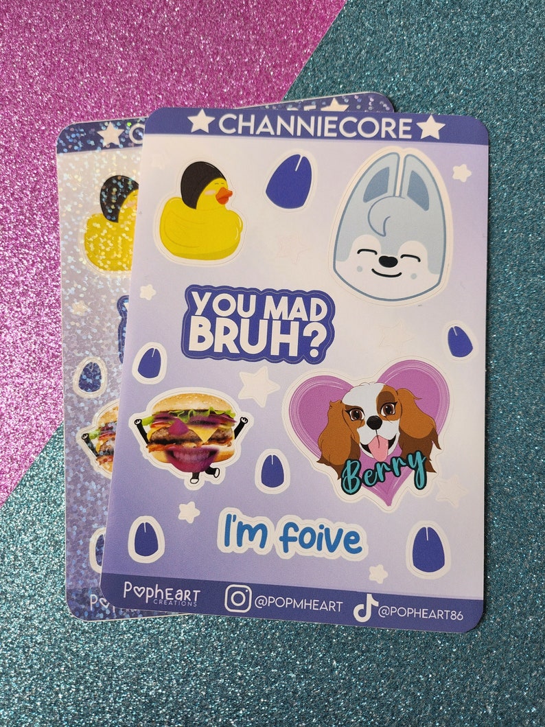 Bang Chan - Channiecore - Sticker Sheet - Etsy