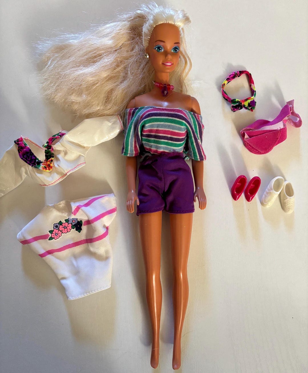 Vintage 1990s Barbie Doll Bundle – Clothes, Shoes & Accessories ...