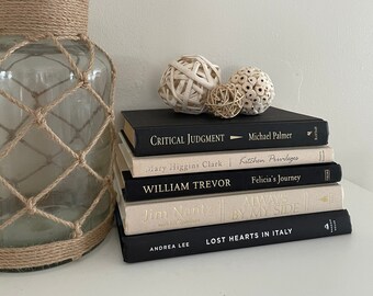 Stacked Books - Etsy
