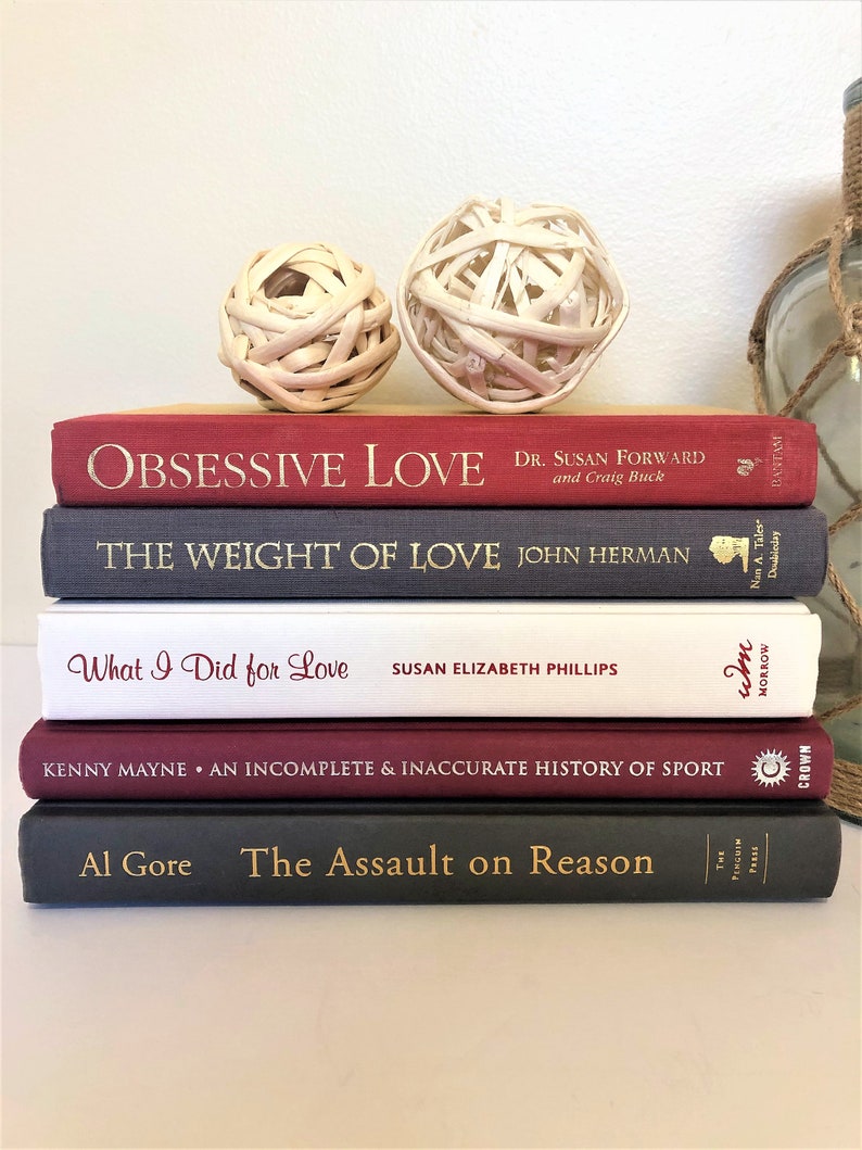 Pink Book Stack Coffee Table Books Book Stack Decor Book - Etsy