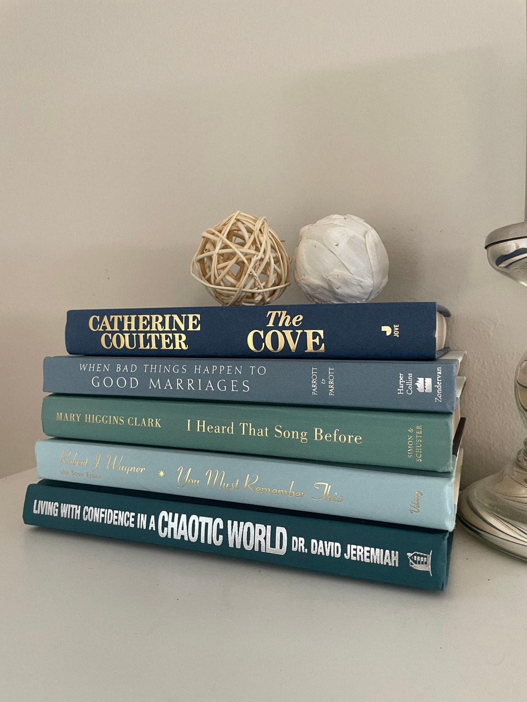 Blue Book Decor Decorative Books Coastal Books Blue Book - Etsy