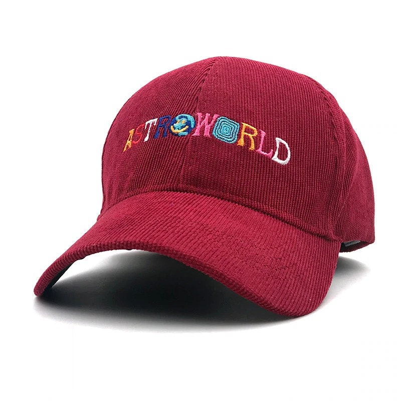 Travis Scott Astroworld Adjustable Cap 100% Corduroy | Etsy