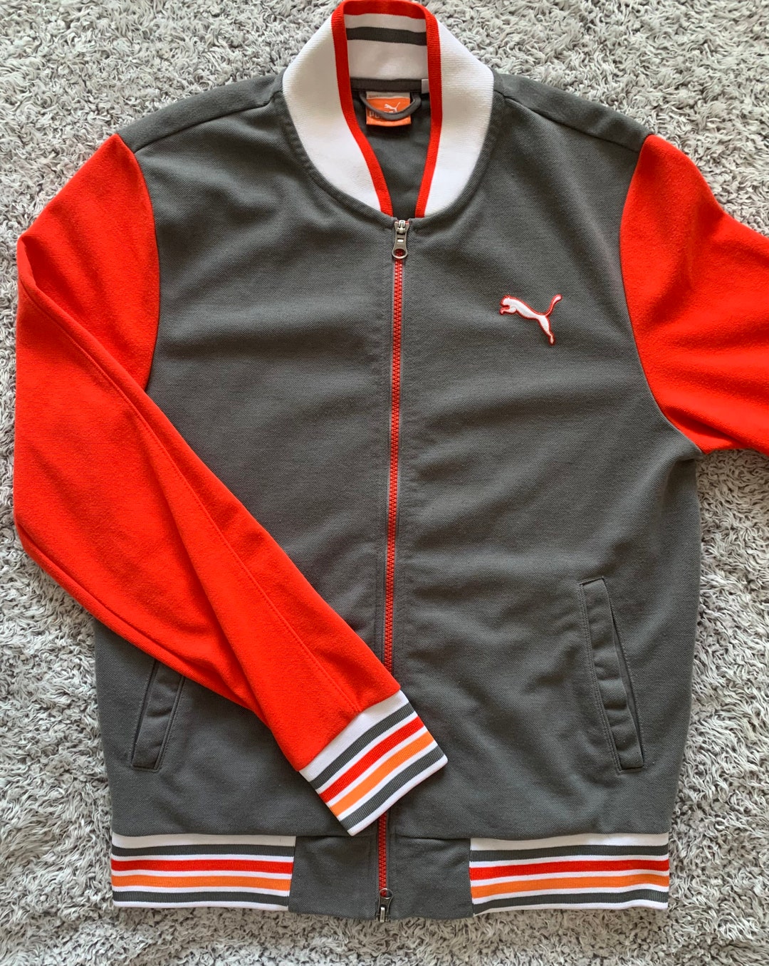 Puma Varsity Style Track Jacket. Men's Small. Authentic - Etsy