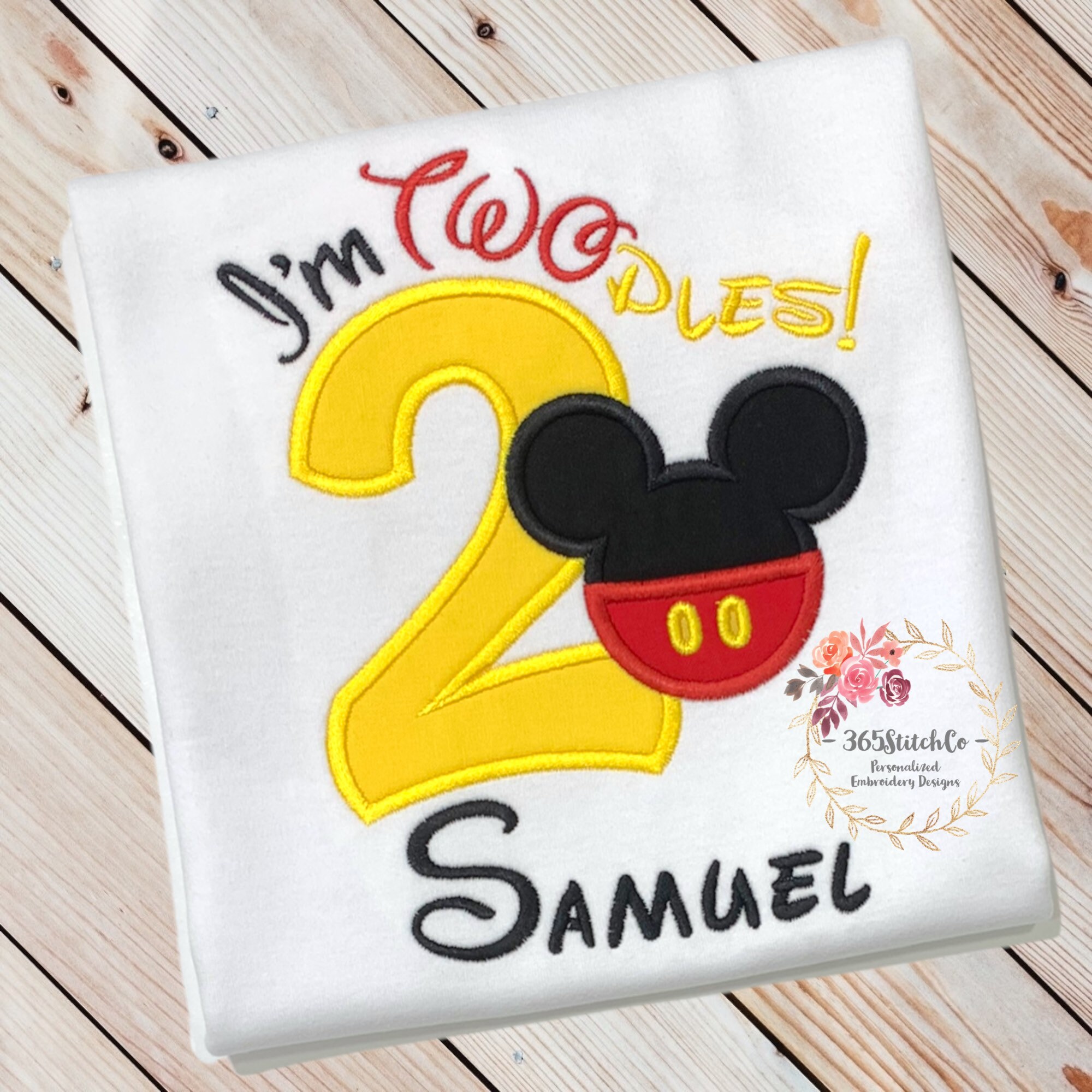 Mickey Mouse 2nd Birthday Shirt
