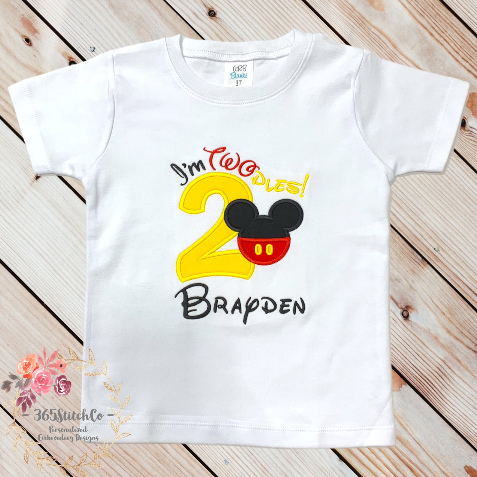 Mickey Mouse 2nd Birthday Shirt 2nd Birthday Disney Shirt - Etsy