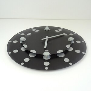 Postmodern 80s Memphis Age Black & White Dots Wall Clock by KOZIOL - Etsy