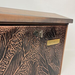 Beautiful Mid Century Abstract Sculptural Brutalist Metal Mailbox House ...