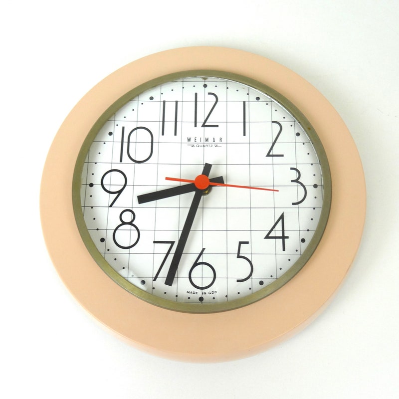 80s Wall Clock - Etsy
