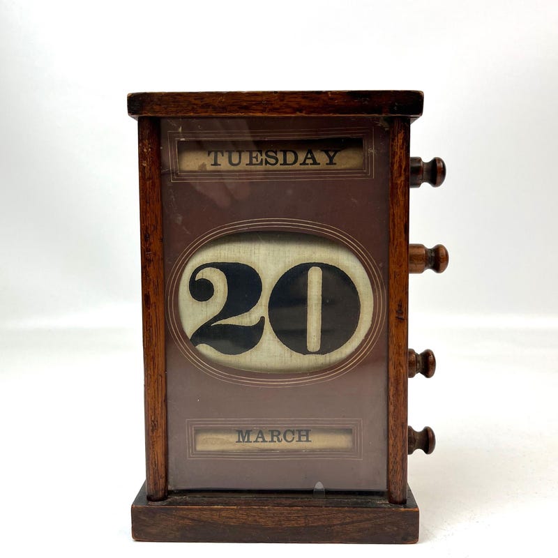 Antique 1900 calendar - Etsy.de