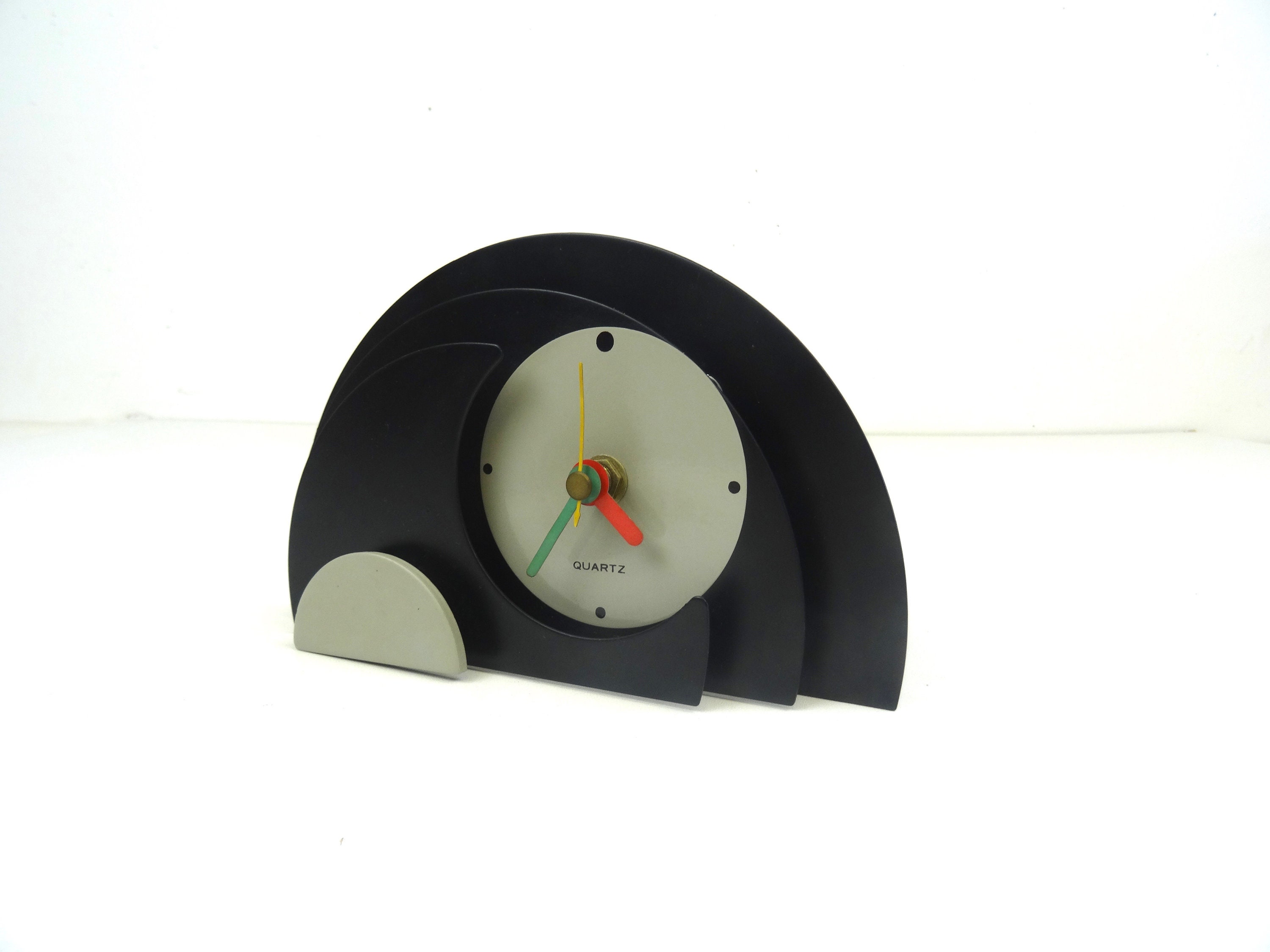 Postmodern 80s Table Clock Memphis Age - Etsy UK