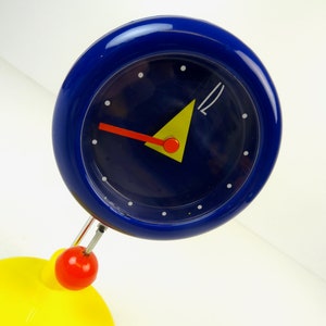 Beautiful Rare 80s Postmodern Memphis Age Pendulum Desk Clock NOS in ...