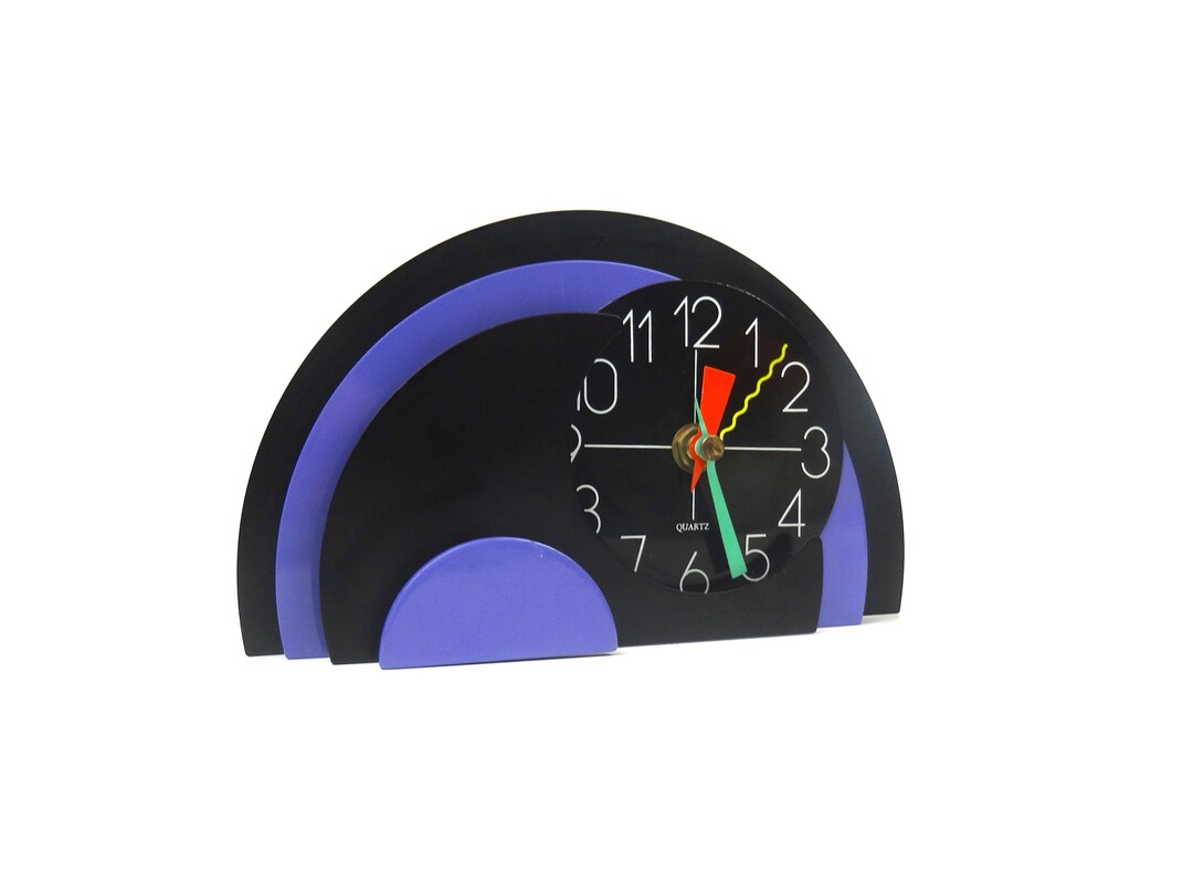 Rare Beautiful 80s Postmodern Memphis Age Desk Clock - Etsy
