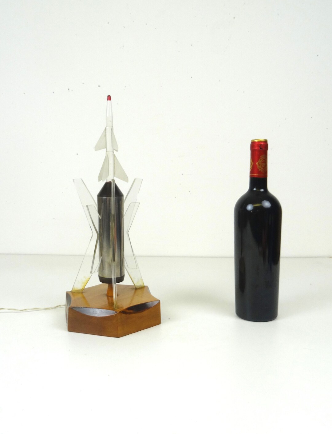 Mid Century Space Age 60s Rocket Lamp Rocket - Etsy