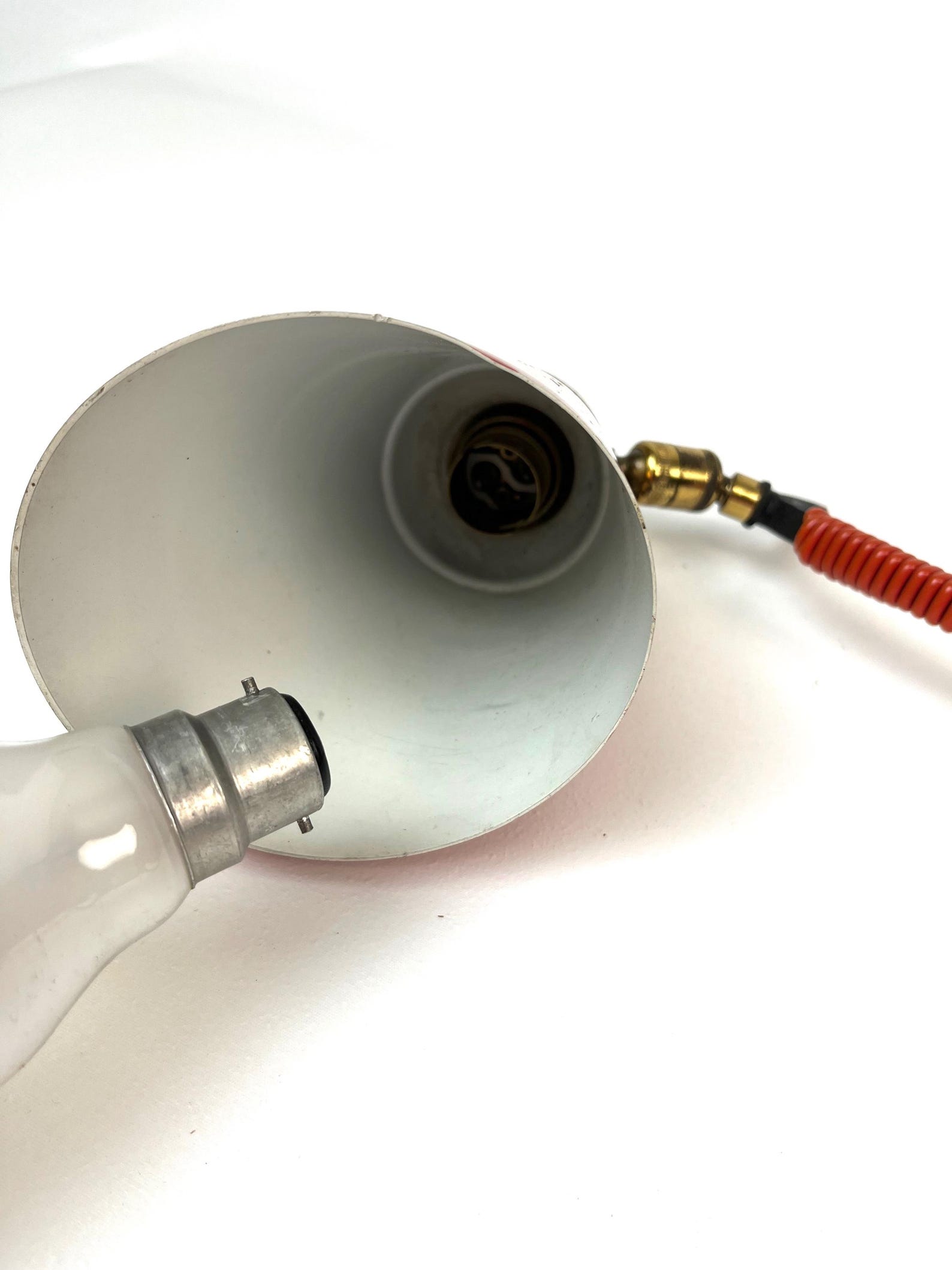 Beautiful Mid Century Italian Red Diabolo Desk Lamp Stilnovo Age 1960 ...