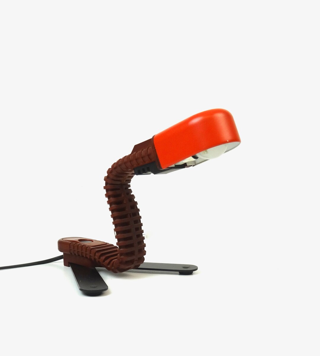 Rare Mid Century Red Cobra Desk Lamp by Masayuki Kurokawa for Yamagiwa ...
