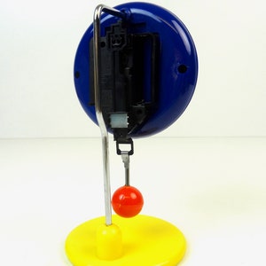 Beautiful Rare 80s Postmodern Memphis Age Pendulum Desk Clock NOS in ...