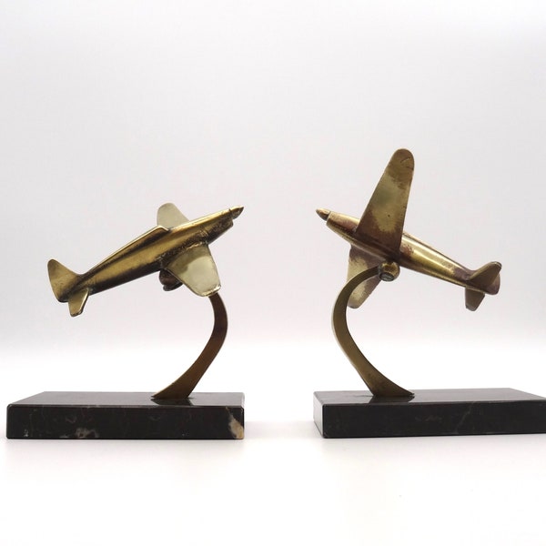 Airplane Bookends - Etsy