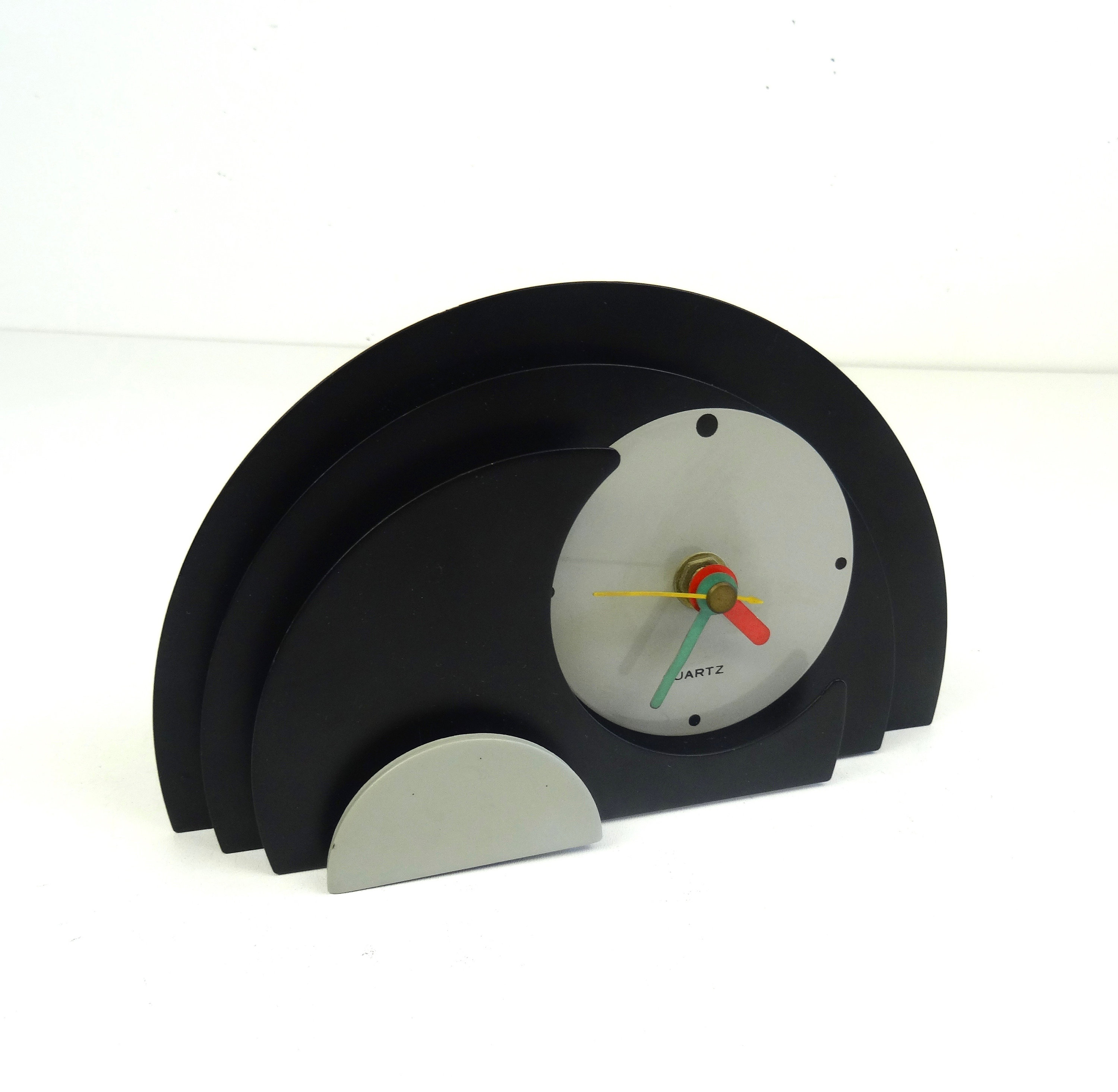 Postmodern 80s Table Clock Memphis Age - Etsy UK