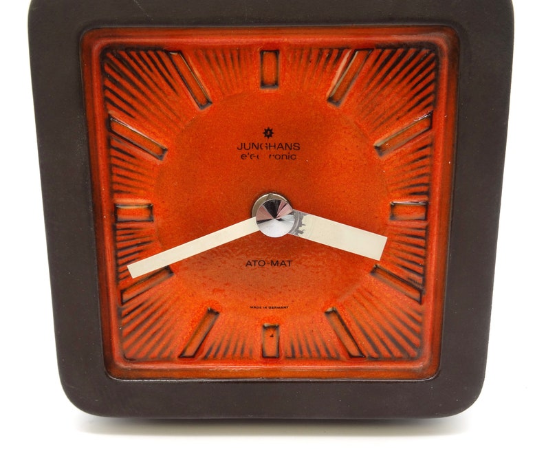 Rare Junghans Fat Lava Mid Century Ceramic Desk Clock - Etsy
