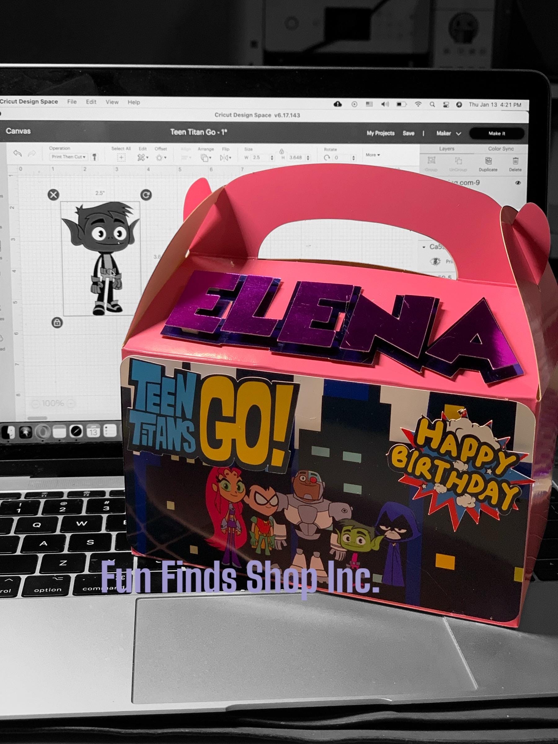 Teen Titans Party Favor Box - Etsy