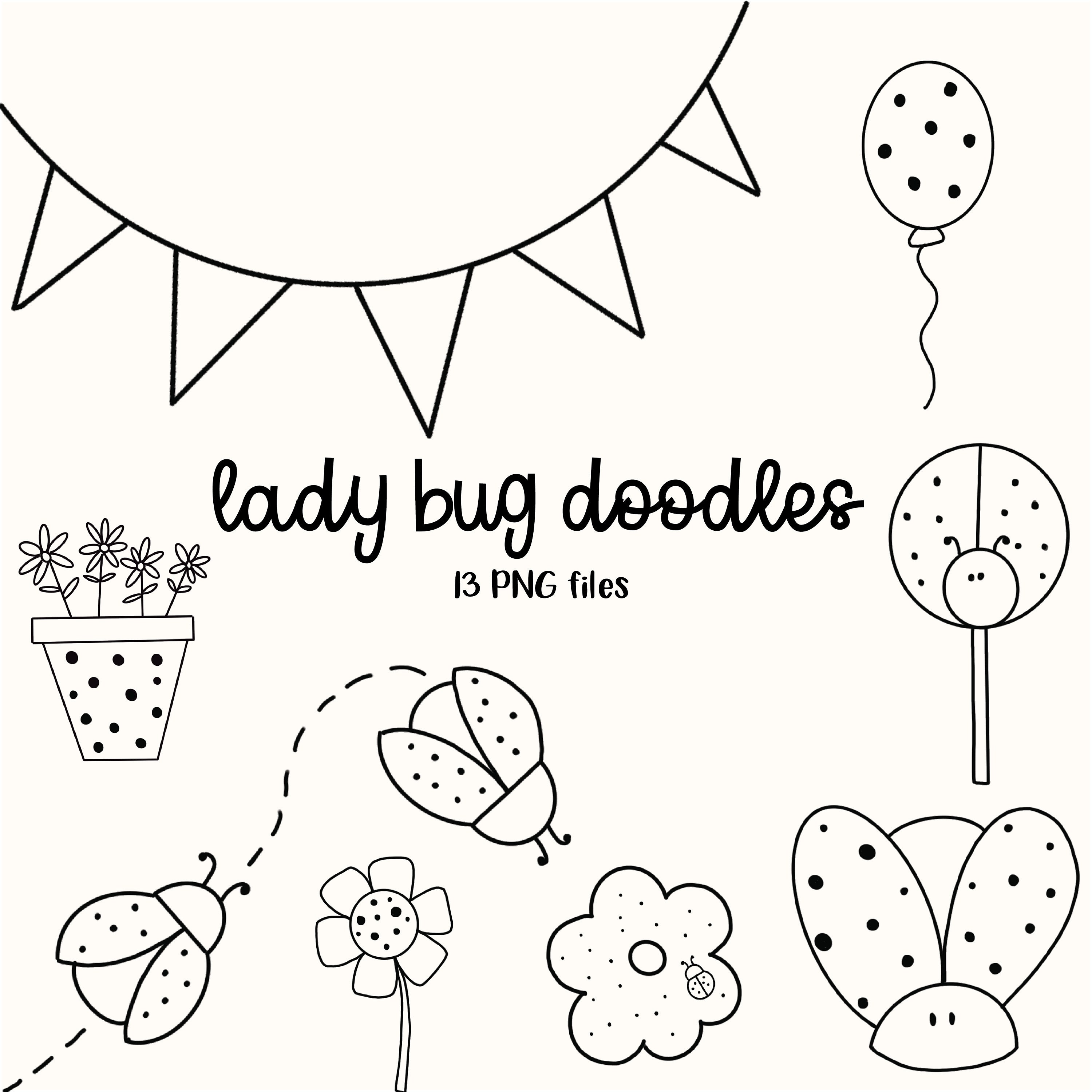 Ladybug Clipart Bundle, Ladybug Graphics, Spring Clipart, Ladybug ...