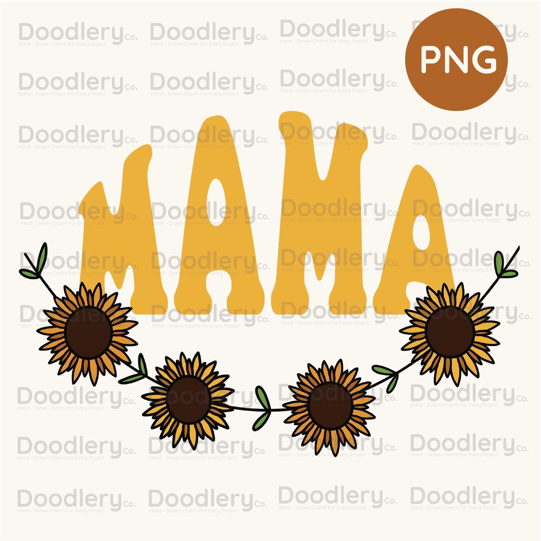 Mama Sunflower PNG, Mama PNG Designs, Mama Floral Shirt PNG, Sunflowers ...