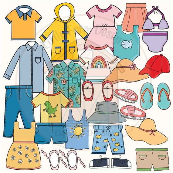 Spring Clothing Clip Art