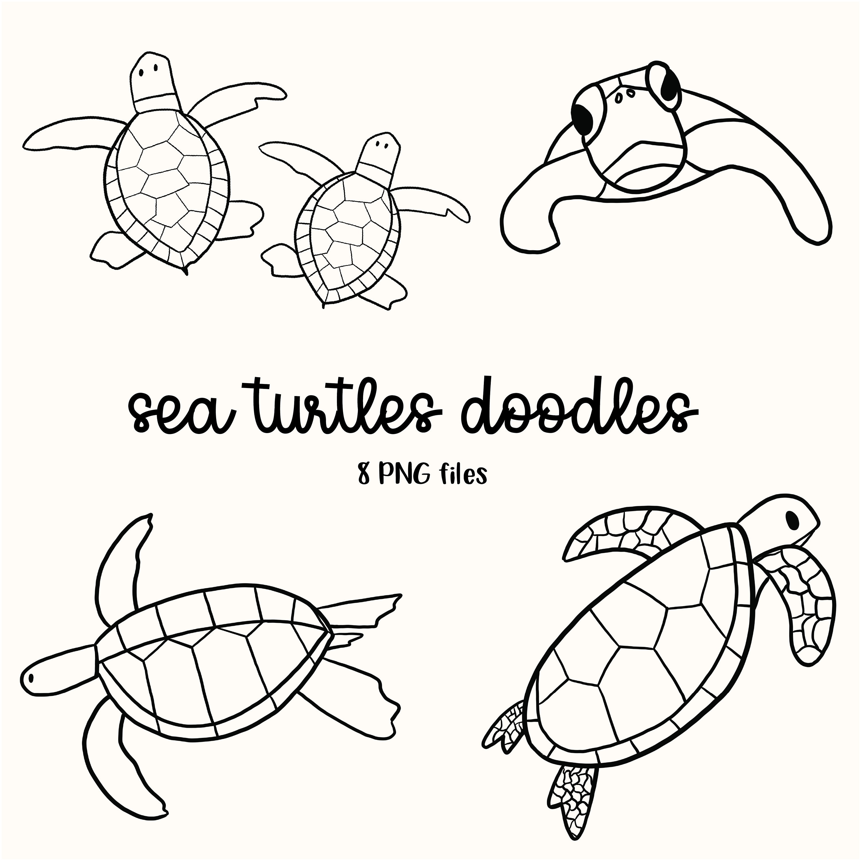 Doodles Sea Turtle