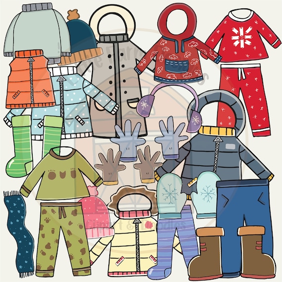 Winter Clothing Clipart For Kids