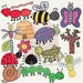 Bugs Clipart Bundle, Bugs Stamps, Insects Clipart, Insects Stamps ...