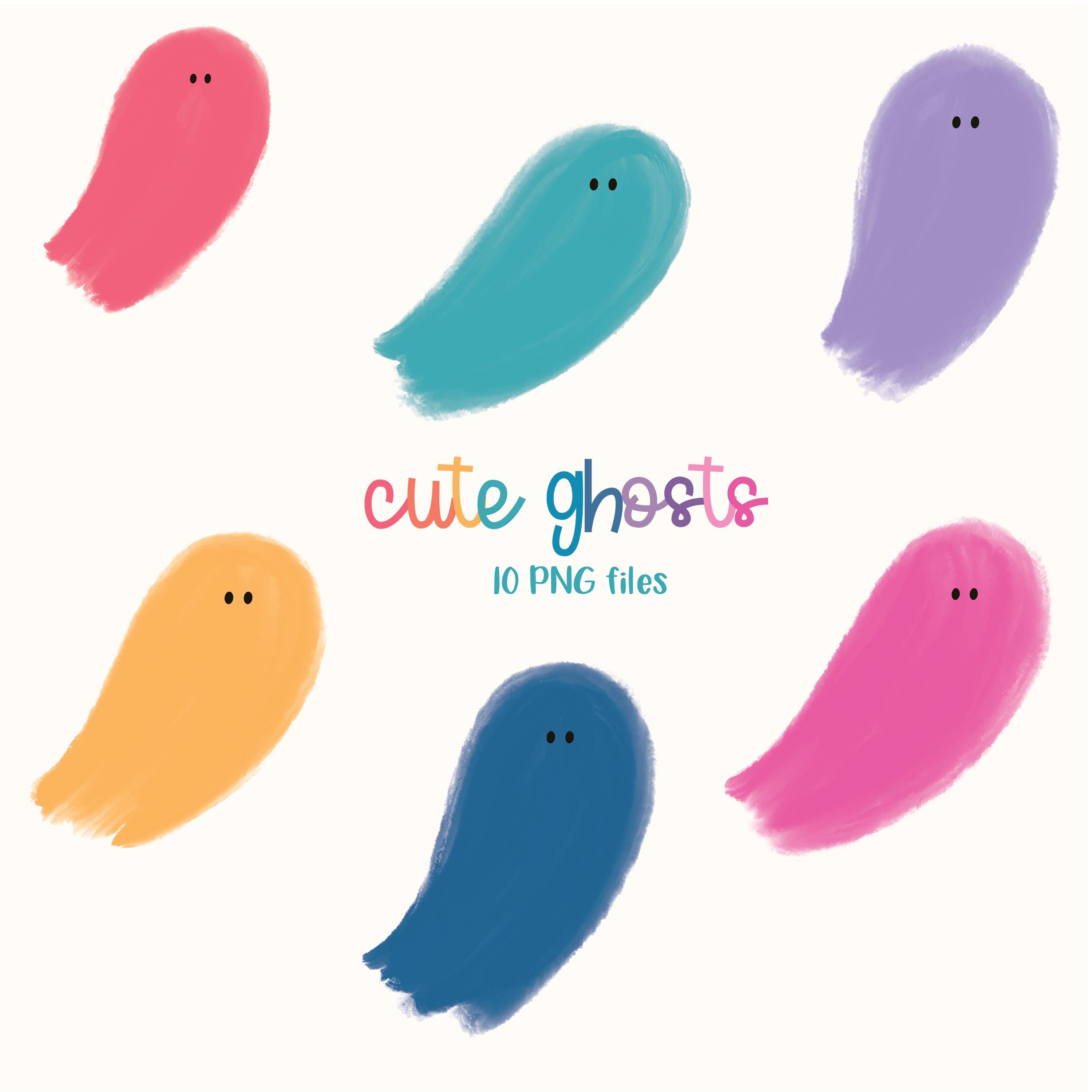 Ghost Clipart, Halloween Clipart, Halloween PNG, Cute Ghost PNG ...