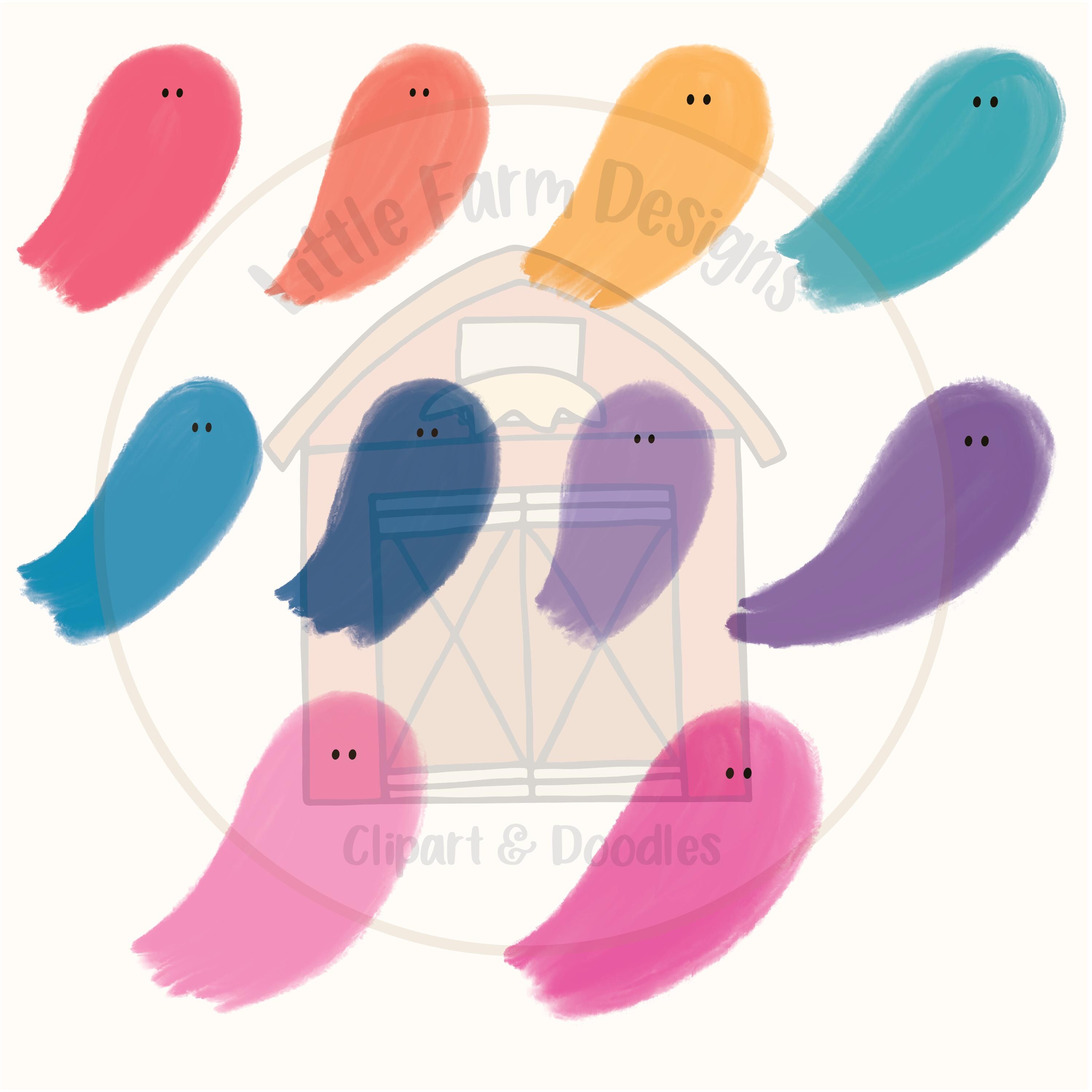 Ghost Clipart, Halloween Clipart, Halloween PNG, Cute Ghost PNG ...