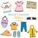 Spring Summer Clothing Clipart Bundle Spring Clipart Flip - Etsy