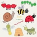 Bugs Clipart Bundle, Bugs Stamps, Insects Clipart, Insects Stamps ...