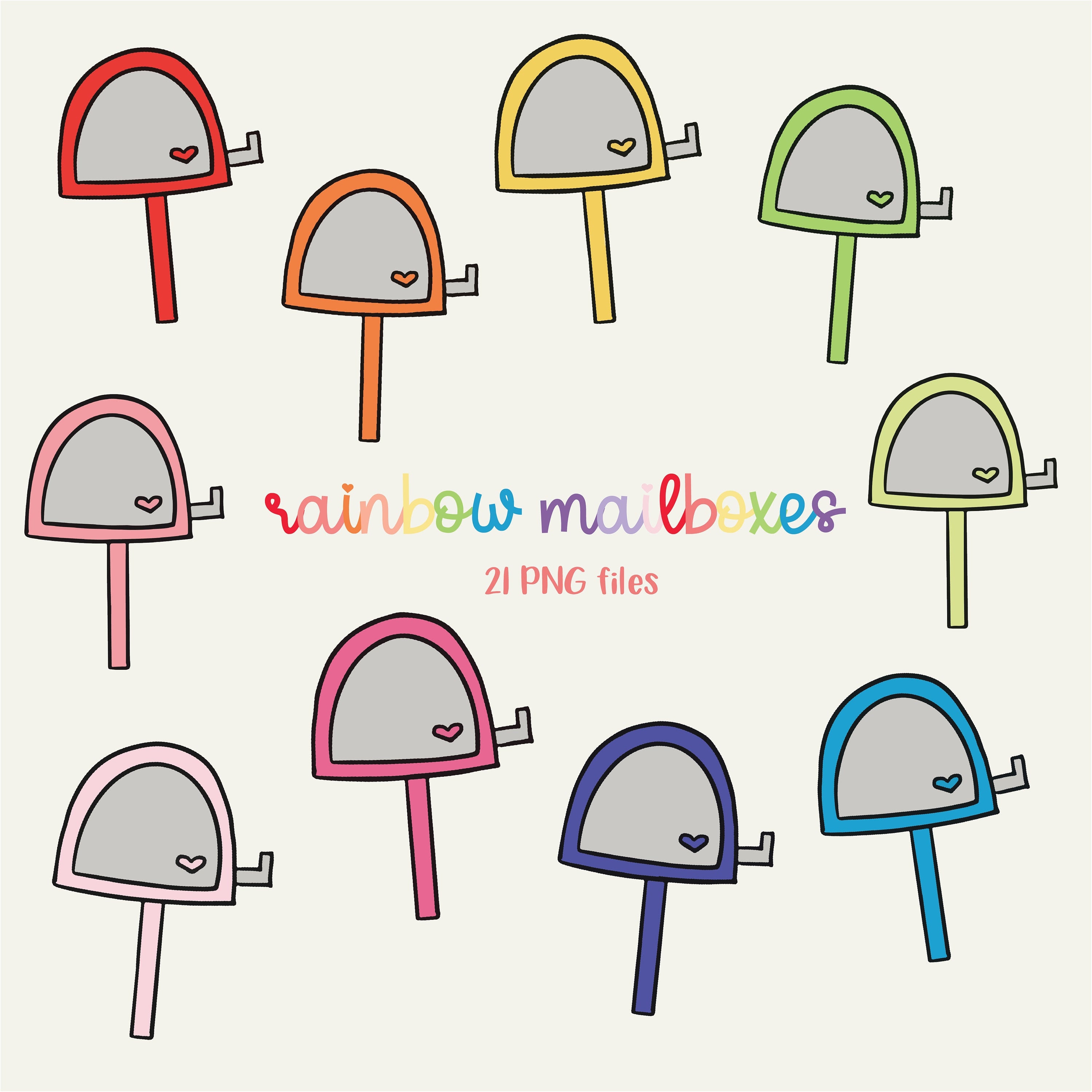 Cute Mailbox Clipart
