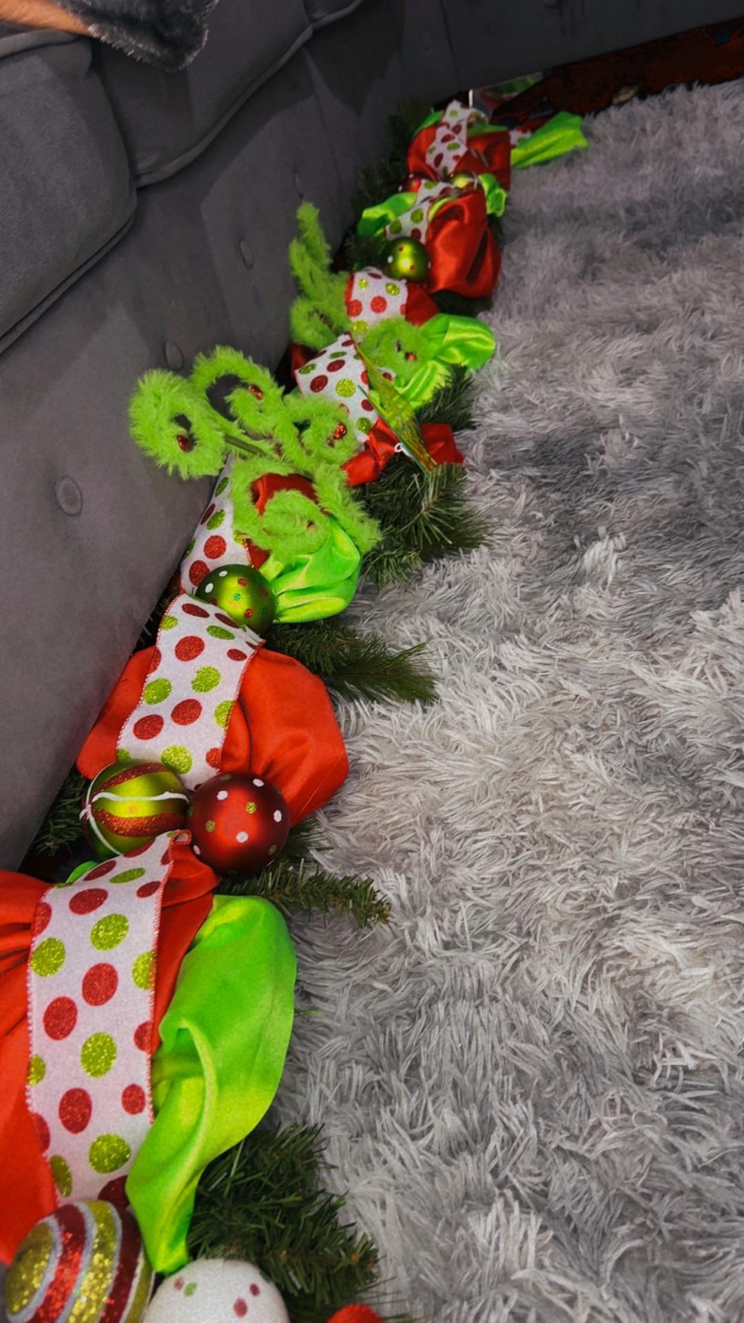 The Grinch Christmas Garland - Etsy