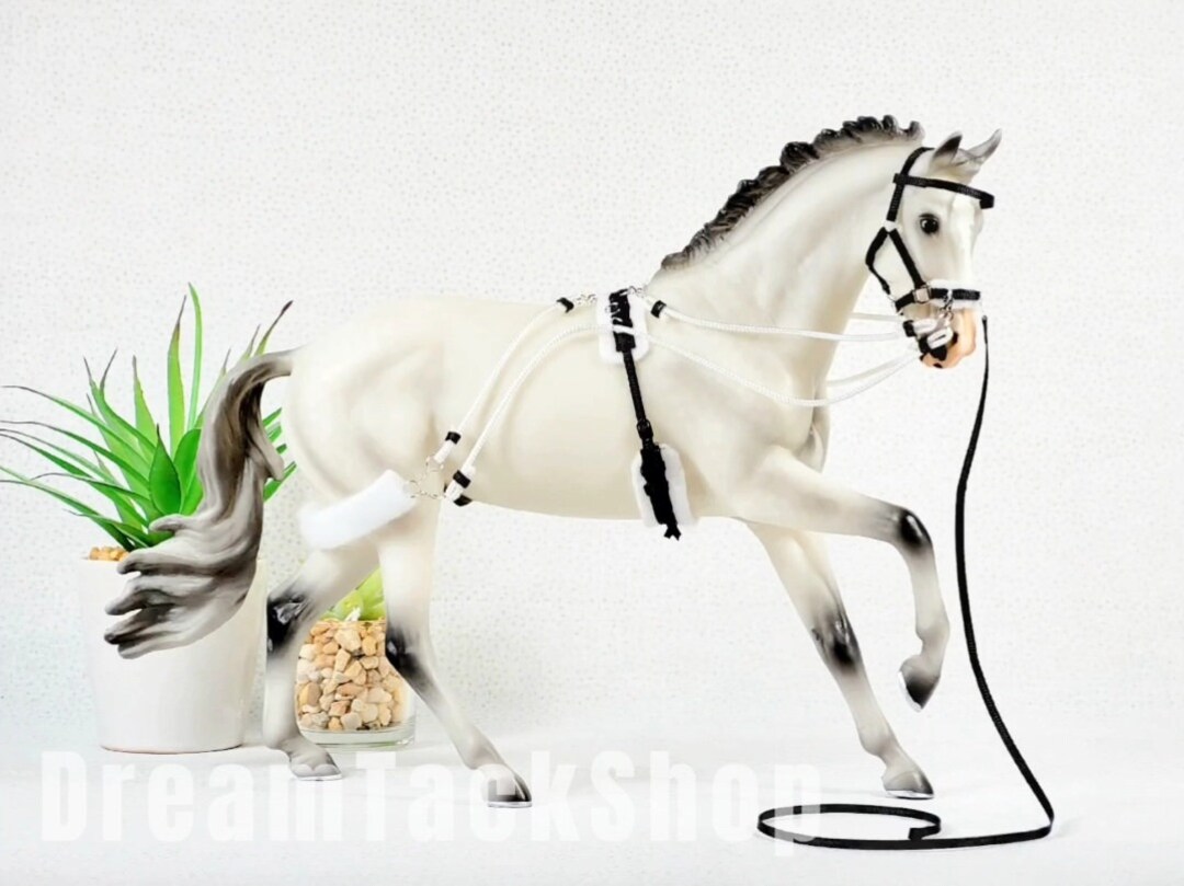 Dominoes Traditional 1:9 Scale Model Horse Lunge Set - Etsy