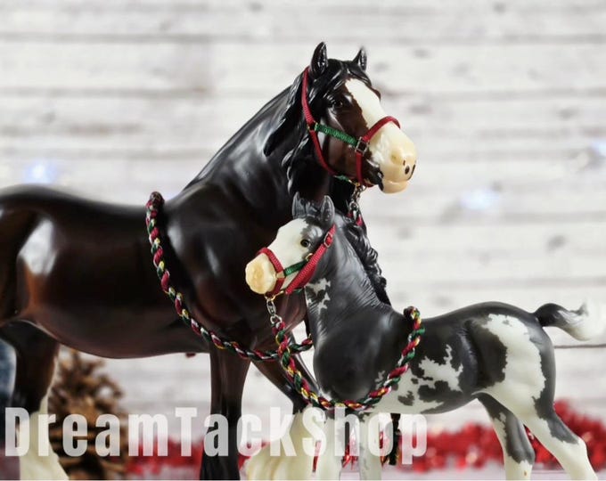 Merry and Bright - Traditional 1:9 Scale Model Horse Mare and Foal ...