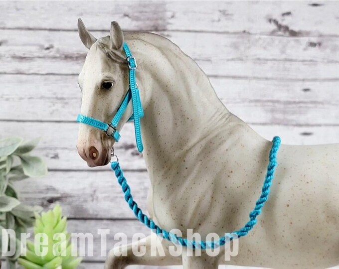 Waves - Traditional 1:9 Scale Model Horse Halter Set - Etsy