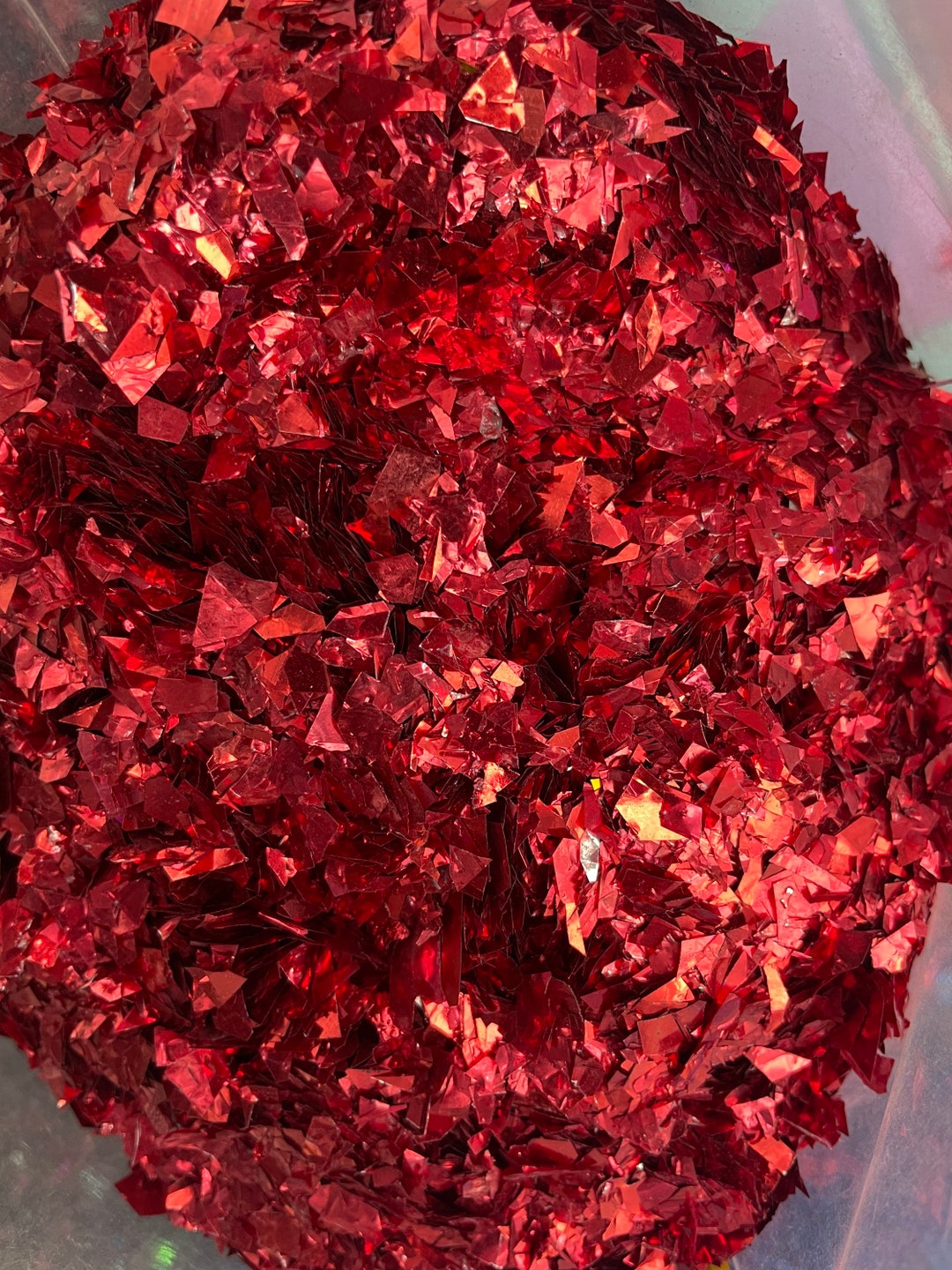 Bright Red Mylar Flakes, Resin Supplies, Supplies, 10g per Bag - Etsy